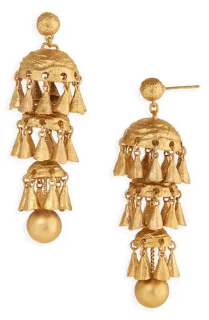 Zimmermann Whimsy Chandelier Earrings - Antique Gold
