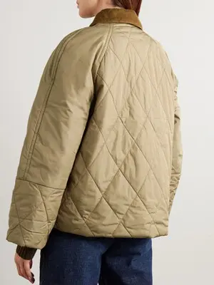 Barbour Martha Cropped Quilted Jacket - Brown