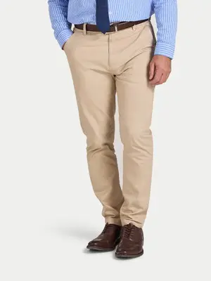 RAGING BULL Classic Chino Pants - Tan
