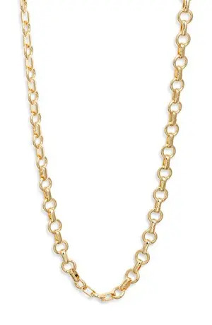 NORDSTROM Dainty Rolo Link Chain Necklace
