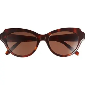 Loewe 53mm Round Sunglasses - Dark Havana /brown