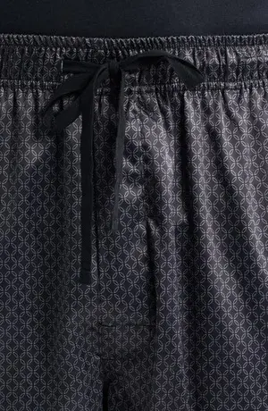 Majestic International Dreams Of Satin Pajamas Pants - Black