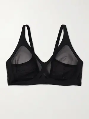 Spanx Spanxsupersmooth Sheersense Stretch Soft-cup Bralette - Black