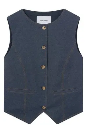 LK BENNETT Freya Denim Vest