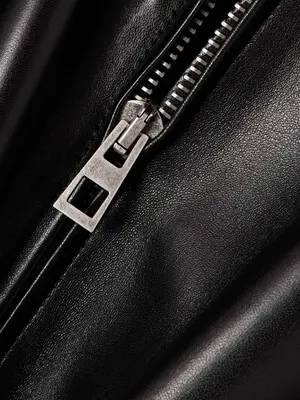 Loewe Buckle-detailed Leather Jacket