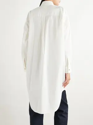 Bottega Veneta Cotton-blend Poplin Tunic