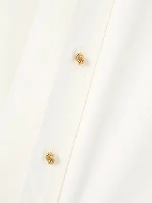 Bottega Veneta Cotton-blend Poplin Tunic