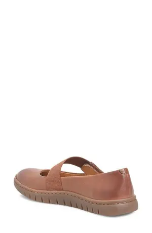 BØRN Mary Jane Flat - Dark Tan Leather