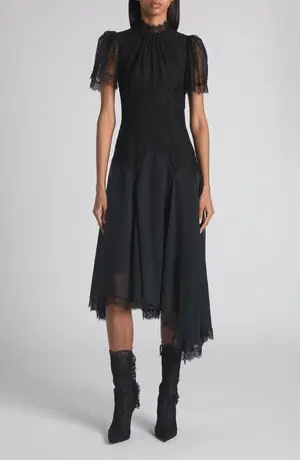 Alexander Mcqueen Short Sleeve Dresses