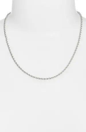 THE SIS KISS The Clara Chain Necklace - Silver