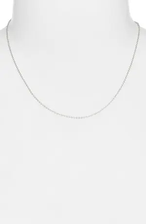 THE SIS KISS Skinny Cable Chain Necklace