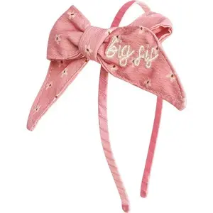 SWEET WINK Big Sis Bow Headband - Mauve