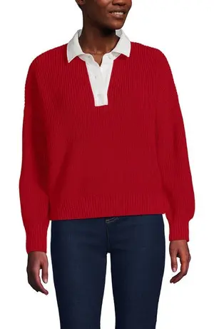 Lands' End Collared Sweaters For Women