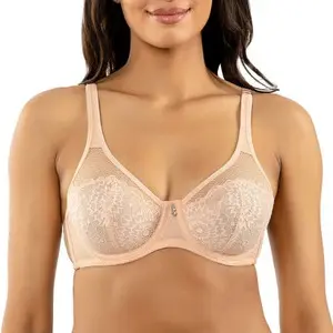 Parfait Luxlacy Full Coverage Unlined Wire Bra - Cameo Rose