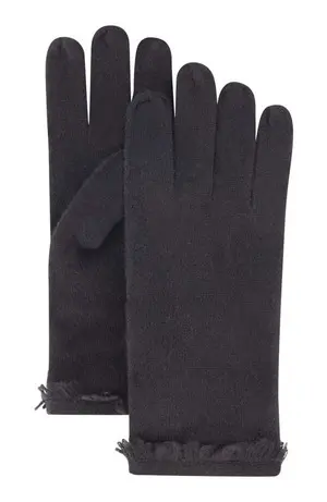 Gorski Cashmere Gloves Black