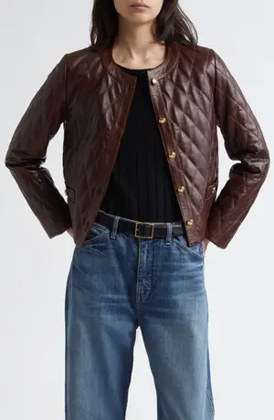 Women's Jackets with Leather Details