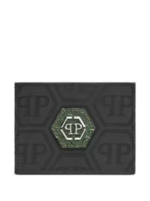 Philipp Plein Logo-plaque Cardholder - Black