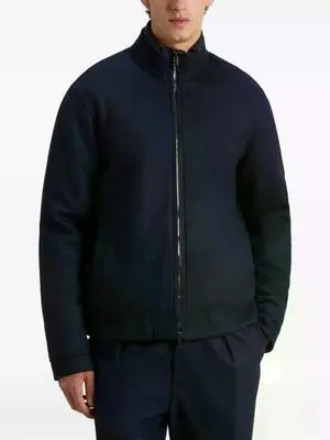 Woolrich Knitted Wool Bomber Jacket