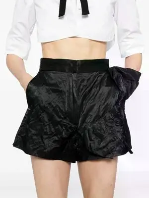 MSGM Bow-embellished Shorts
