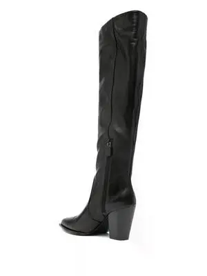 STUART WEITZMAN 85mm Leather Knee-high Boots