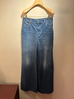 Chloé Wide Leg Denim Jeans
