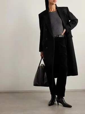 NILI LOTAN Edmont Double-breasted Wool Coat