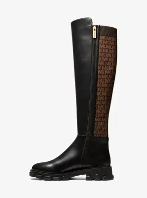 Michael Kors Ridley Logo Knit Boots