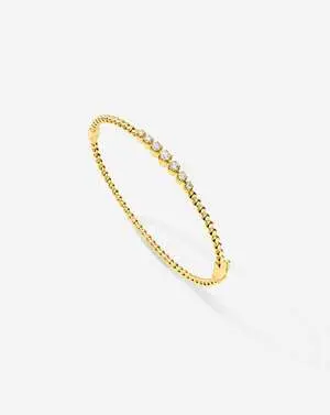 Ring Concierge Diamond Cluster Bead Bangle