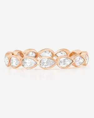 Ring Concierge Lab Diamond Pear Eternity Band
