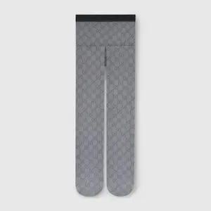 Gucci Gg Printed Tights - Black