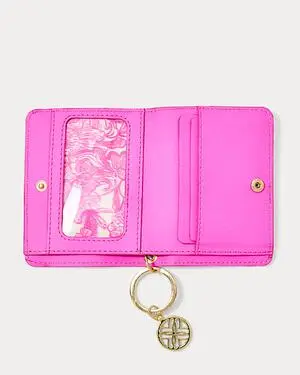 LILLY PULITZER Snap Card Case - Coconut Unforgettable Pink