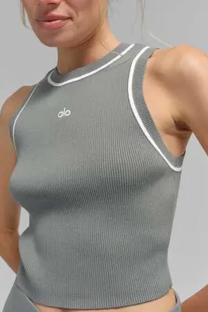 Ribbed Performance Tops For Women