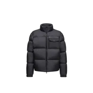 Moncler Chinon Square-quilted Short Down Jacket - Black