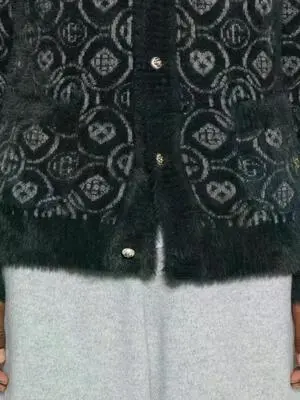 Casablanca Logo-pattern V-neck Cardigan