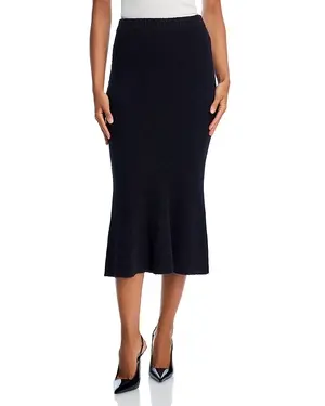 L'Agence Salem Knit Flared Skirt