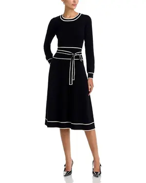 T Tahari Paneled Day Dresses
