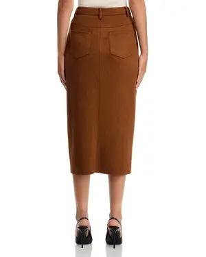 T Tahari Slim Slit Front Skirt