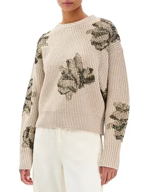 Rag & Bone Julie Sequin Wool Sweater
