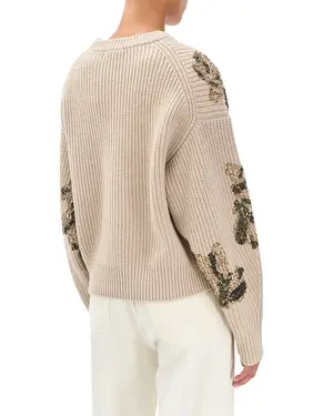 Rag & Bone Julie Sequin Wool Sweater