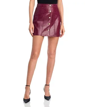 Faux Leather Skirts