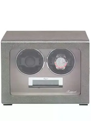RAPPORT LONDON Quantum Duo Watch Winder - Silver
