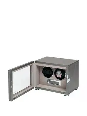 RAPPORT LONDON Quantum Duo Watch Winder - Silver