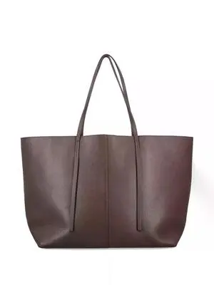 BY MALENE BIRGER Abilla Leather Tote Bag - Brown