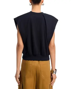 3.1 Phillip Lim Bow Drape Top - Black