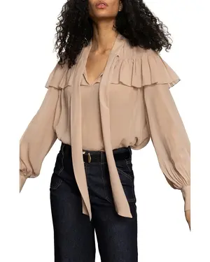 Sanctuary Fade Into You Ruffle Blouse
