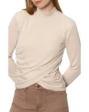Sanctuary Long Sleeve Draped Top