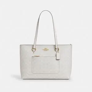 COACH Signature Canvas Tote Bags