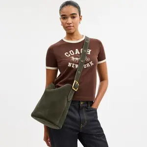 COACH OUTLET Coach® Bleecker Bucket Bag - Brass/olive