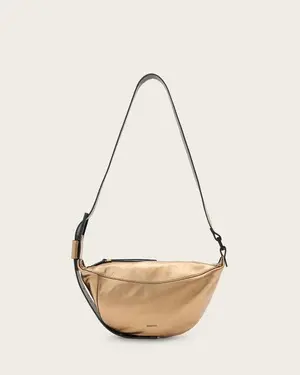 Allsaints Gold Tone Cross Body Bags