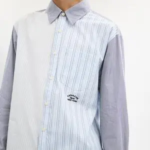 COACH Mashup Stripe Shirt